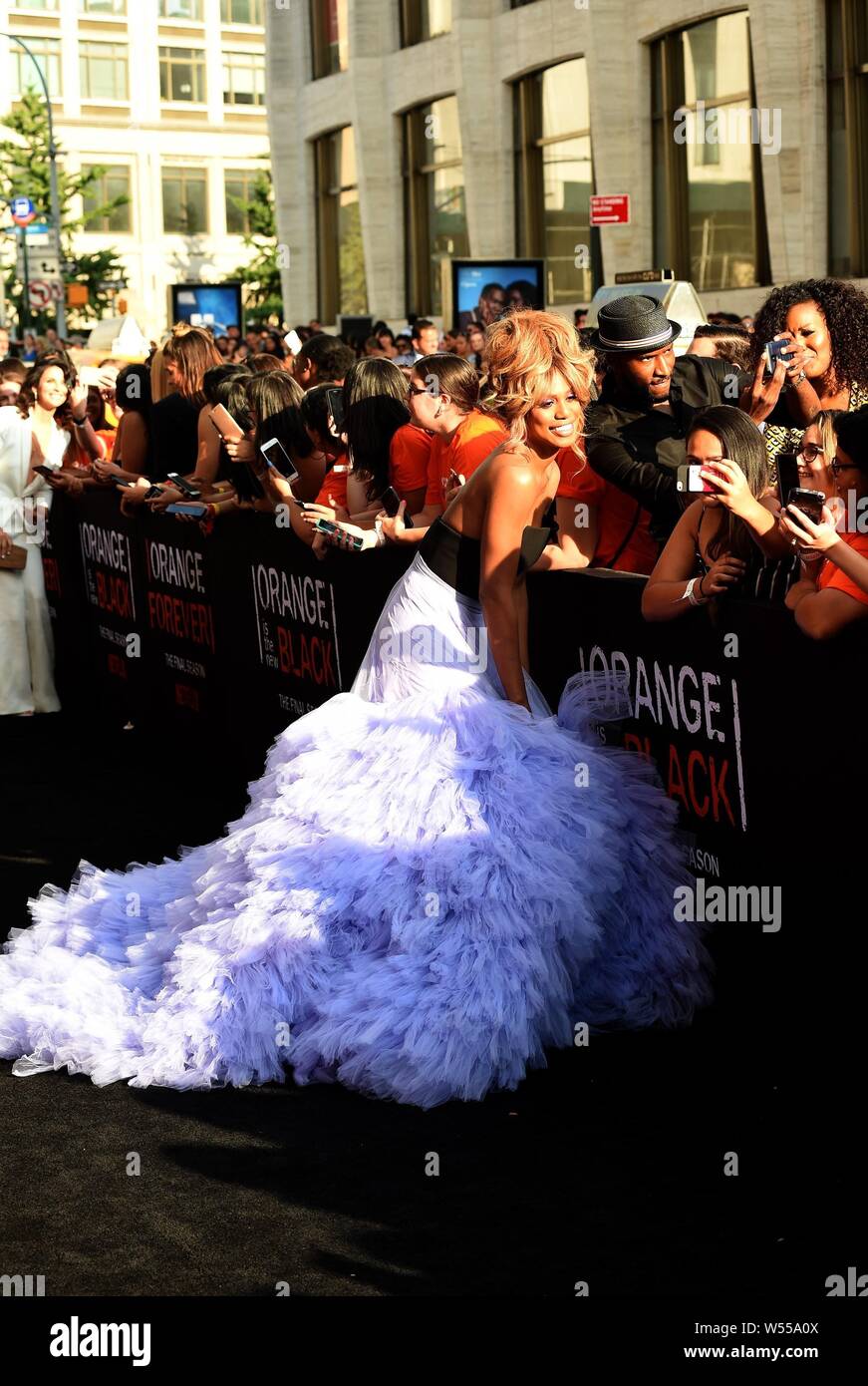 Laverne Cox at arrivals for ORANGE IS THE NEW BLACK Final Season ...