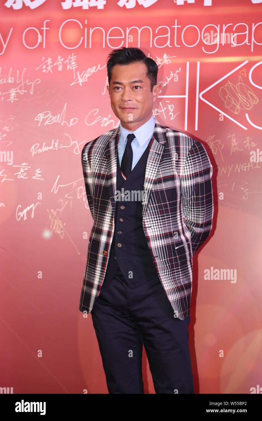 Hong Kong actor Louis Koo attends a press conference for the 38th Hong ...