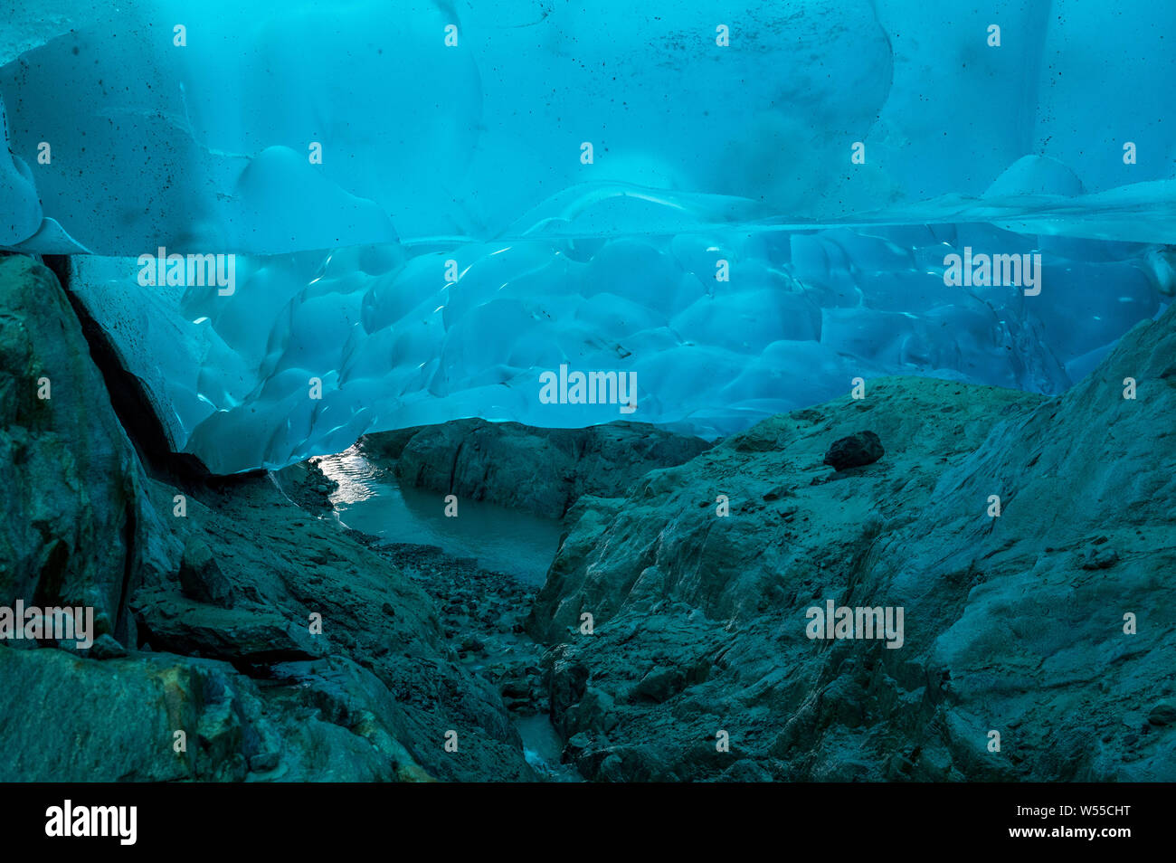 Ice Cave Below A Glacier High Resolution Stock Photography and Images ...