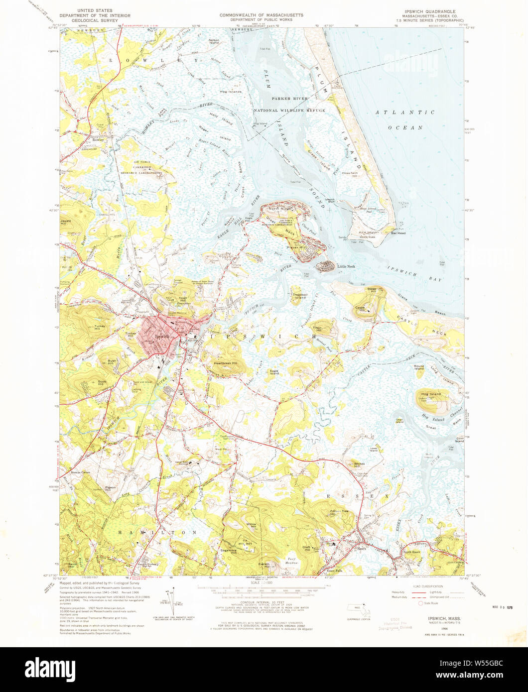 Map of ipswich massachusetts hi-res stock photography and images - Alamy