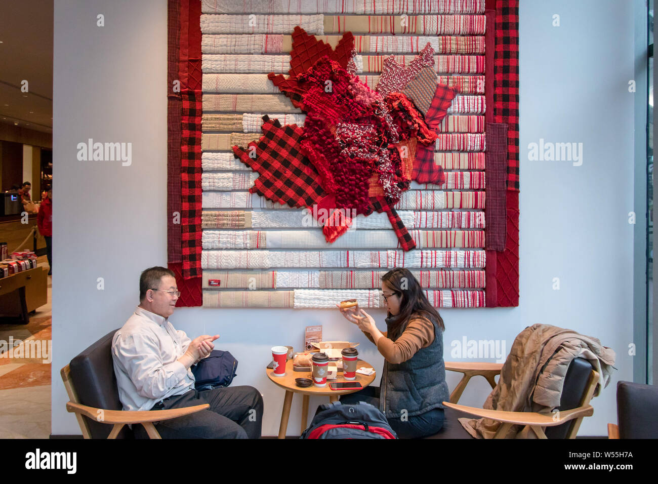 Customers tim hortons hi-res stock photography and images - Alamy