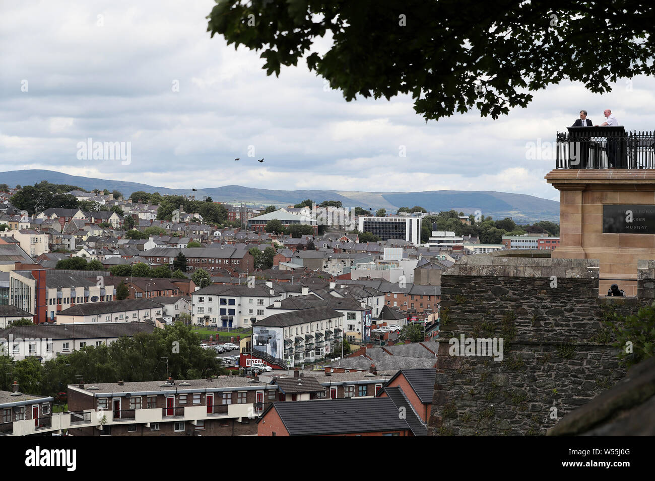 Northern Ireland's new Secretary of State Julian Smith (left) with ...