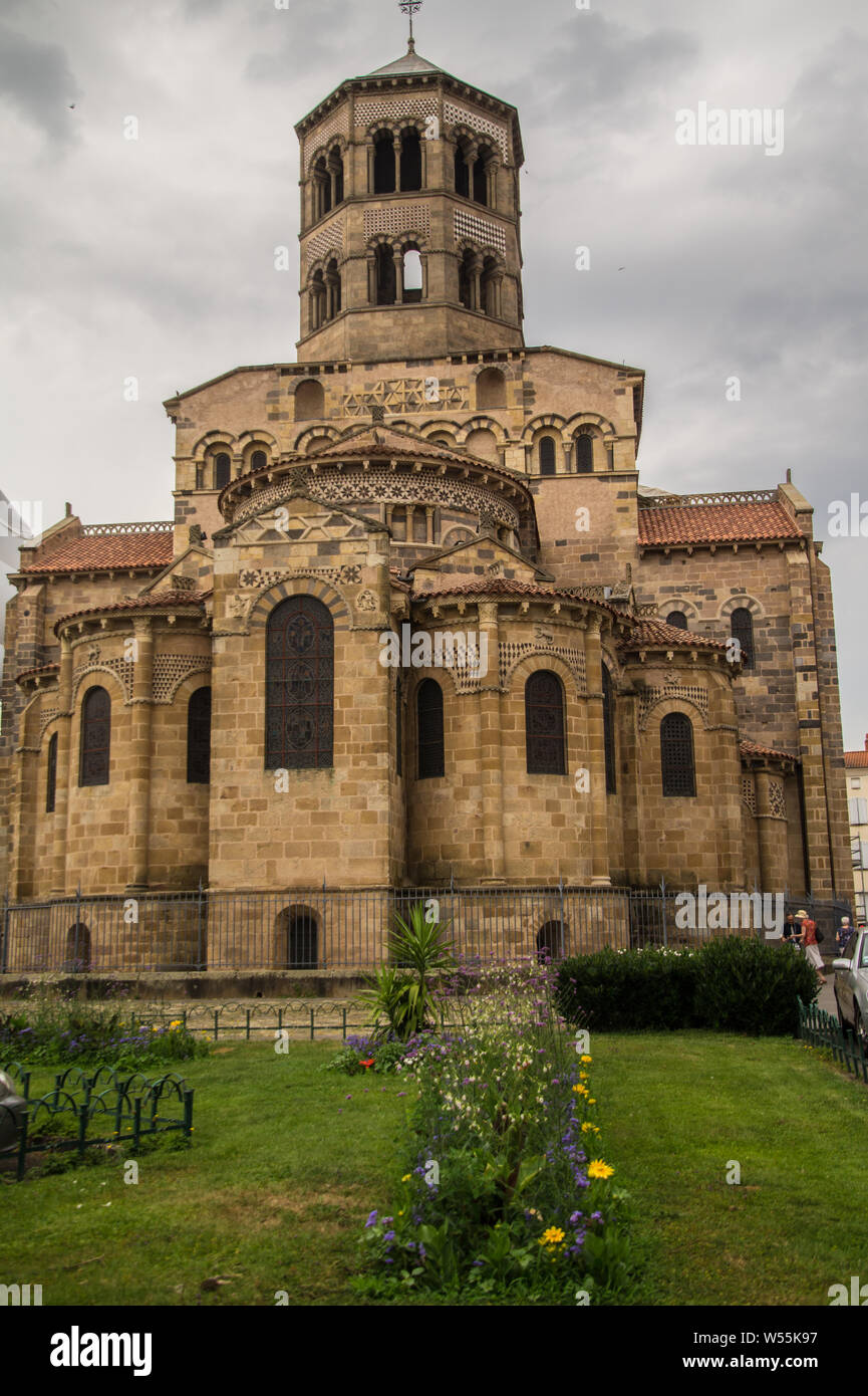 issoire in puy de dome in france Stock Photo - Alamy