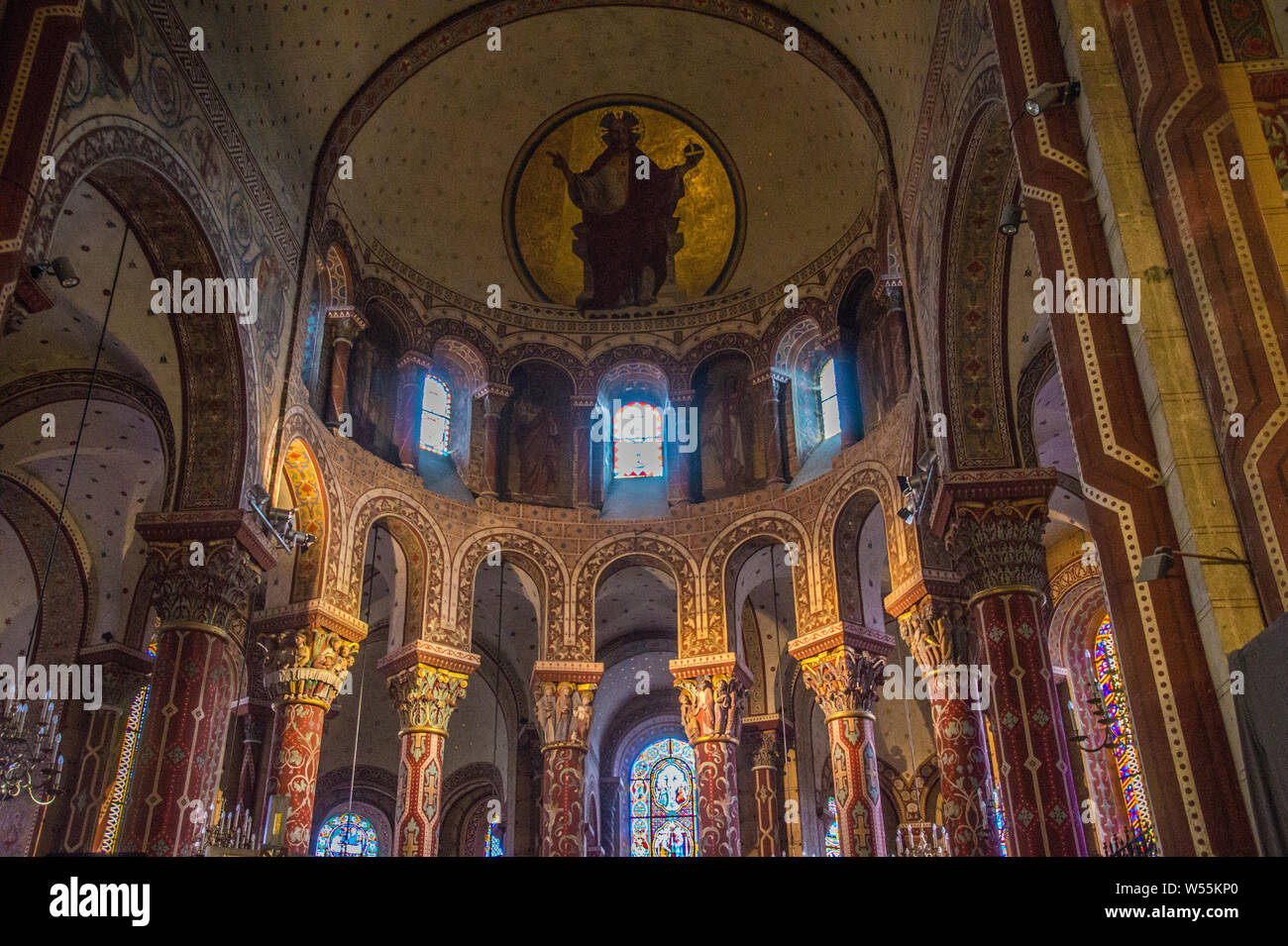 issoire in puy de dome in france Stock Photo - Alamy