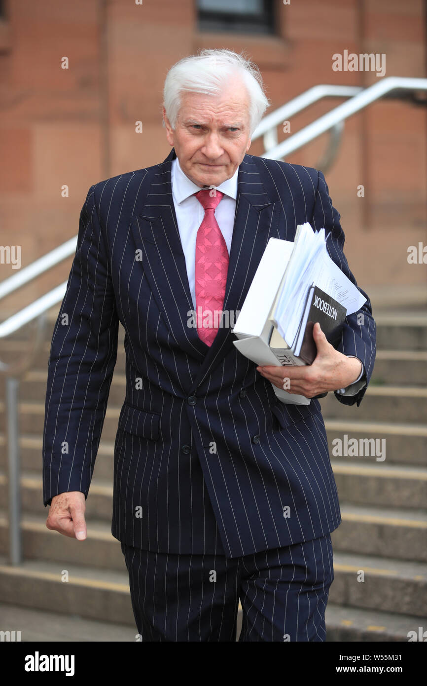 Former Conservative MP Harvey Proctor outside Newcastle Crown Court ...