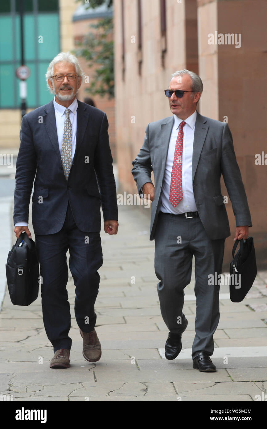Sir Edward Heath's godson, Lincoln Seligman (left) and Daniel Janner QC ...
