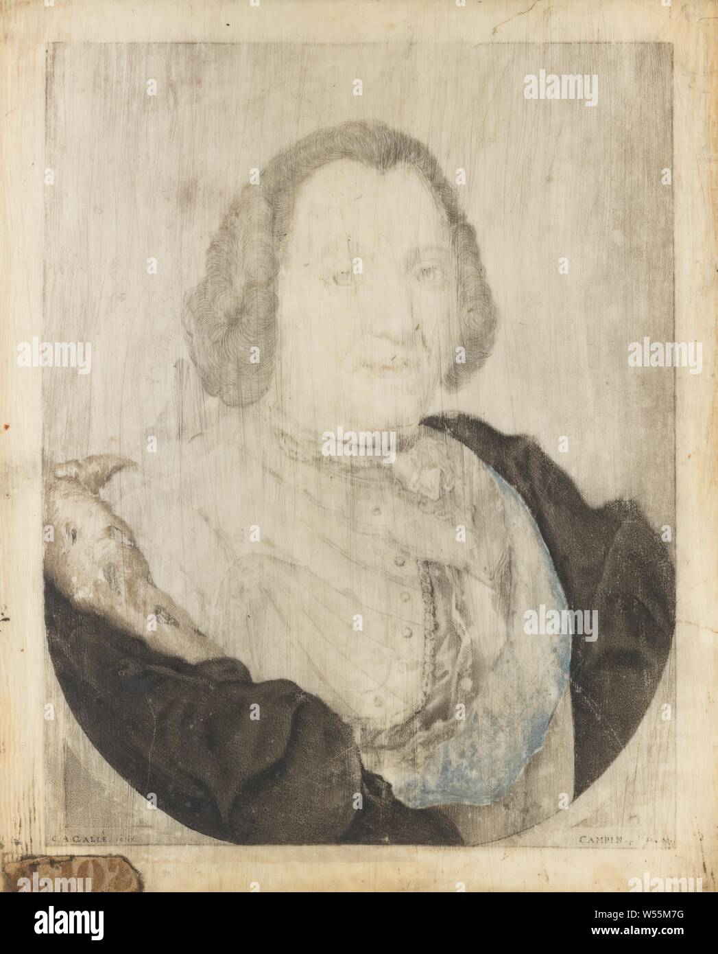 Engraving 1700 portrait hi-res stock photography and images - Alamy