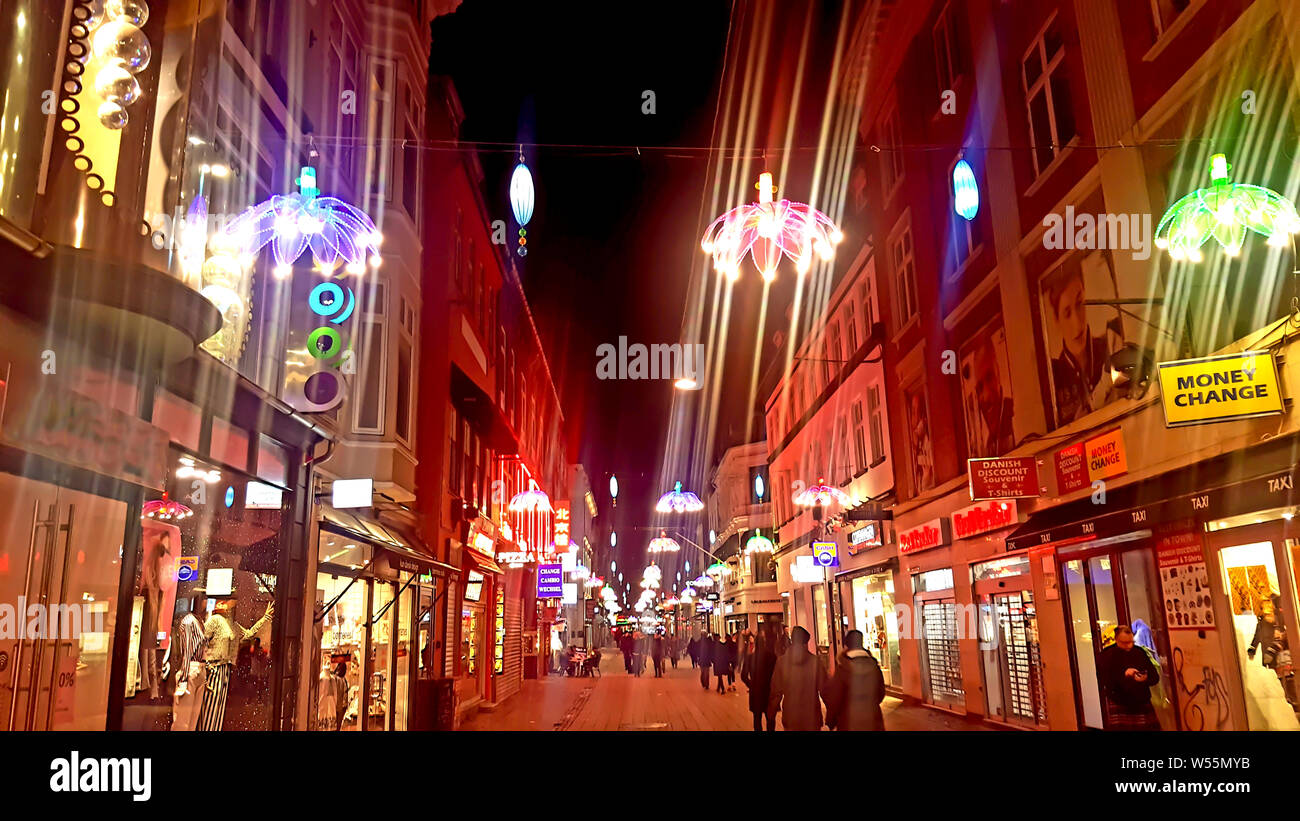 Copenhagen view night hi-res stock photography and images - Alamy