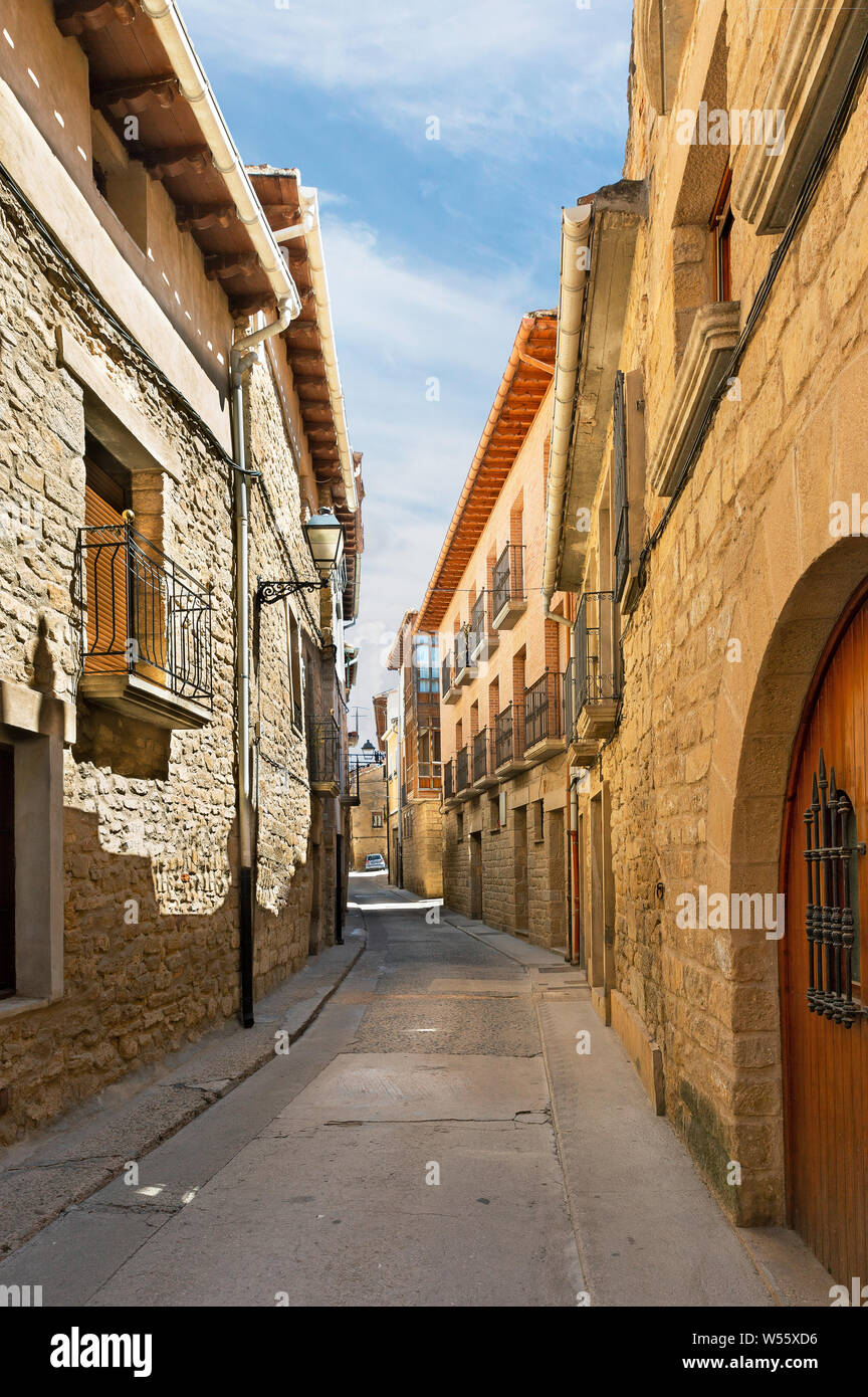 beautiful castle Olite in Spain Stock Photo - Alamy