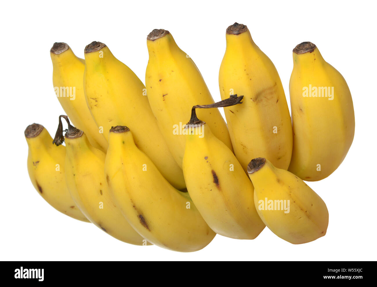 yellow banana isolated on white Stock Photo - Alamy