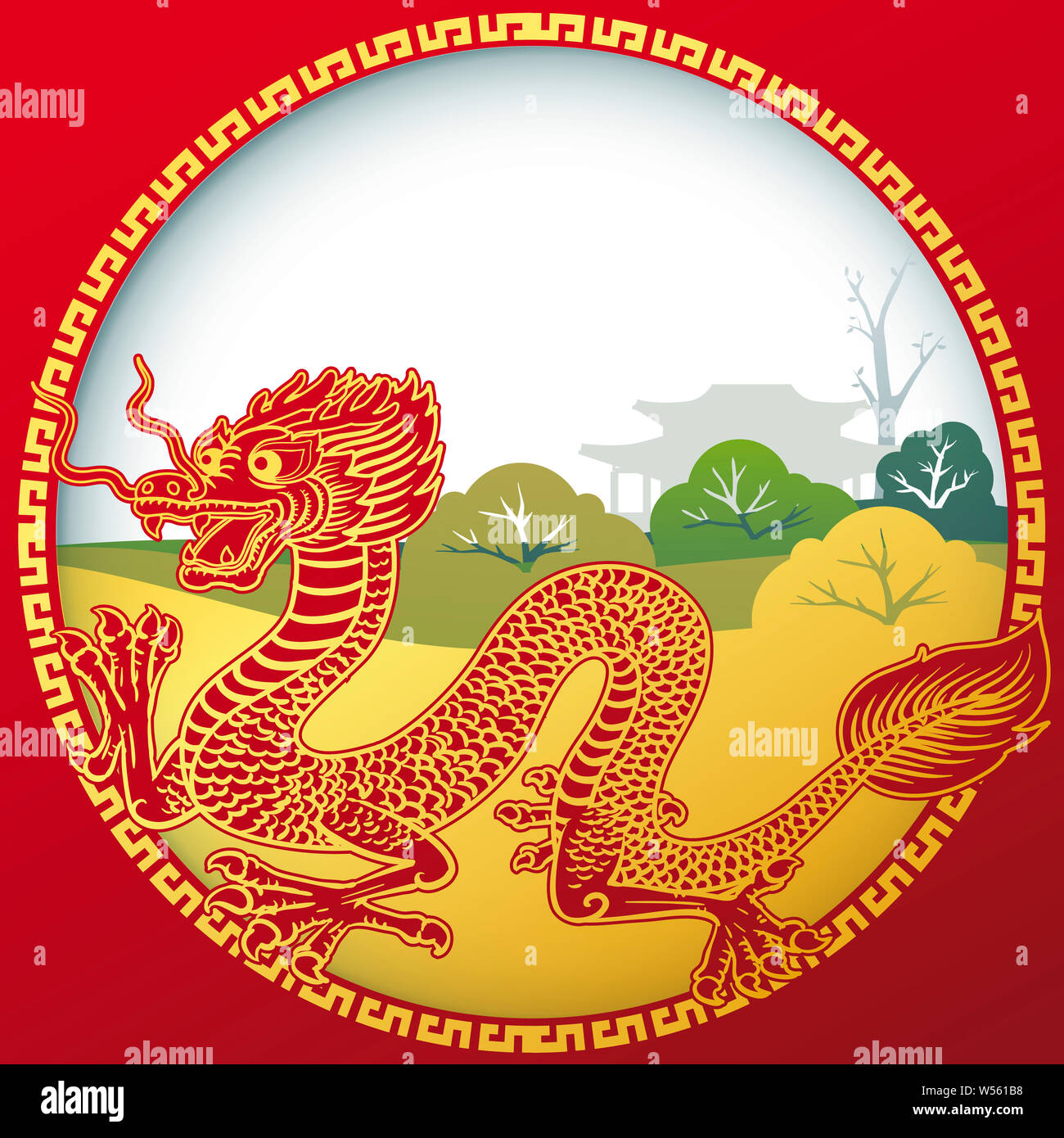 Chinese Dragon Frame