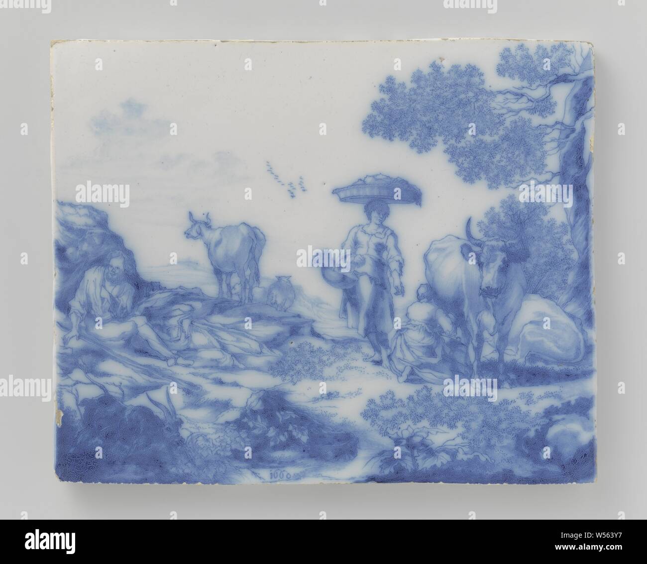 Delft blue cow hi-res stock photography and images - Alamy