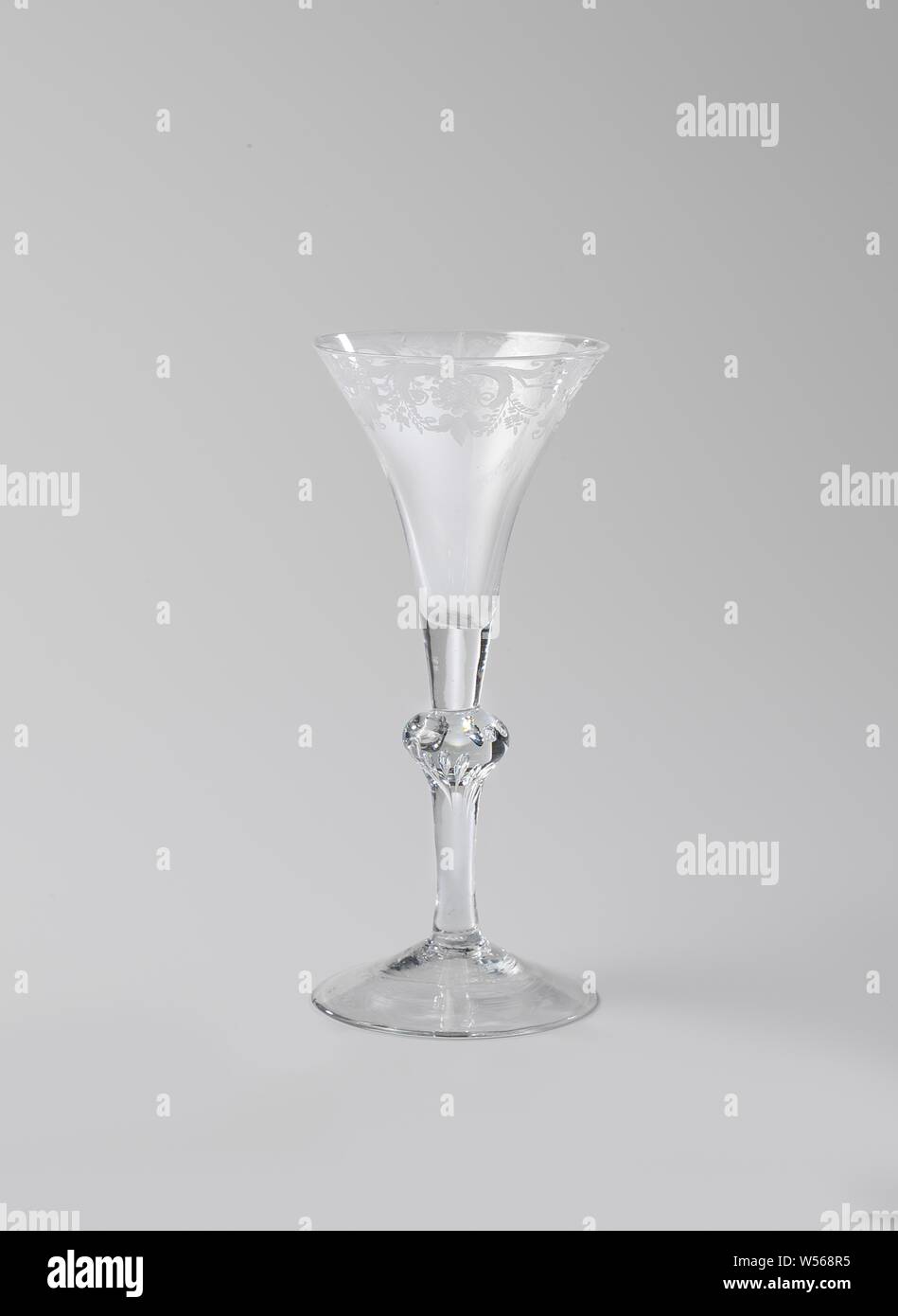 Chalice with an ornament border, Chalice with an engraved ornament ...