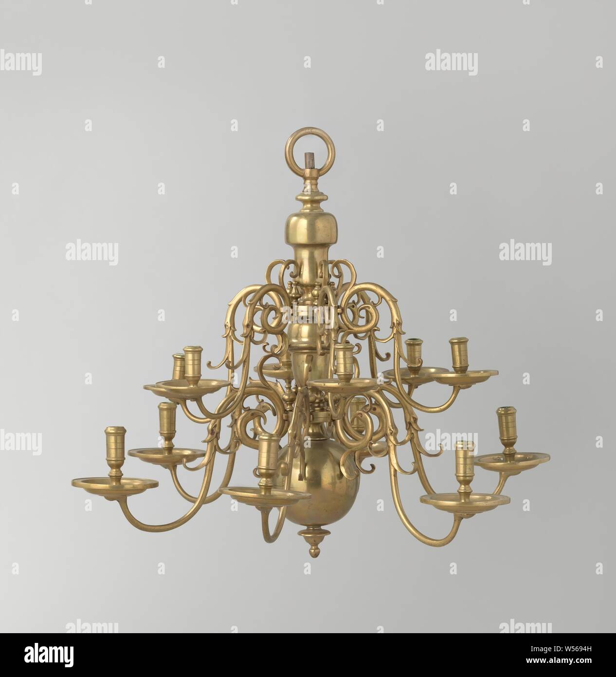 Arm with candleholder made of two-height candle crown, Candle-arm ...