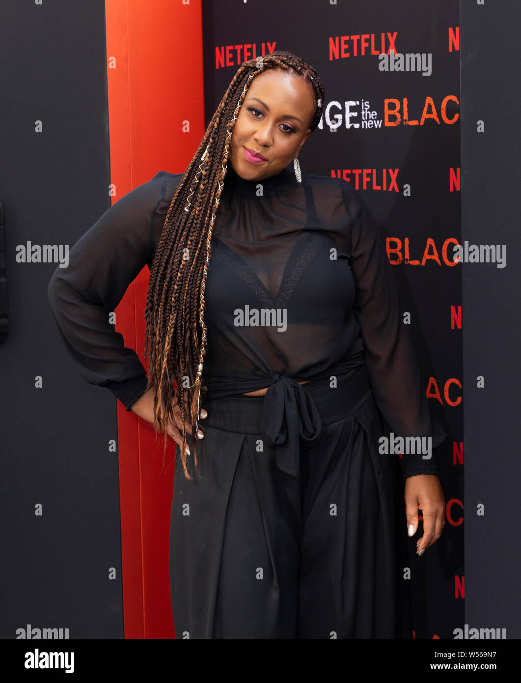 New York, NY - July 25, 2019: Amanda Stephen attends "Orange Is The New ...
