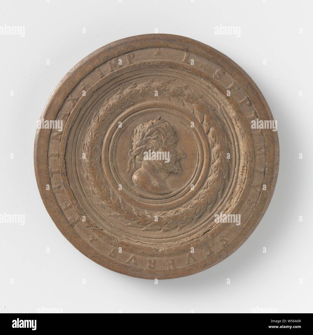 Half of drafts with portrait: Lucius Septimus Severus, L.SEPTIMIVS ...