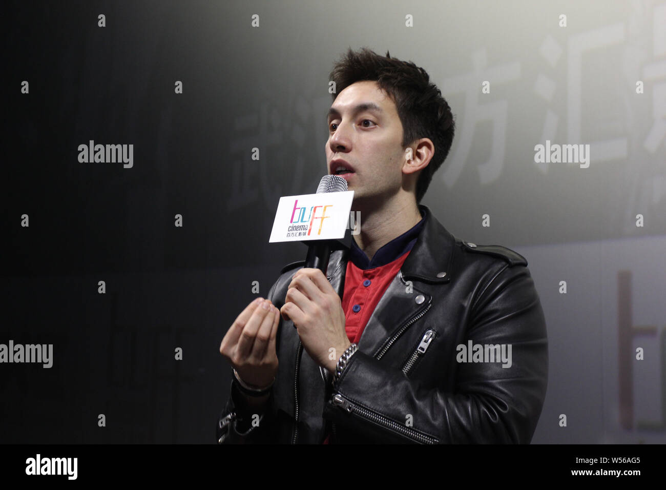 American comedic actor and host Michael Stephen Kai Sui, a Chinese ...