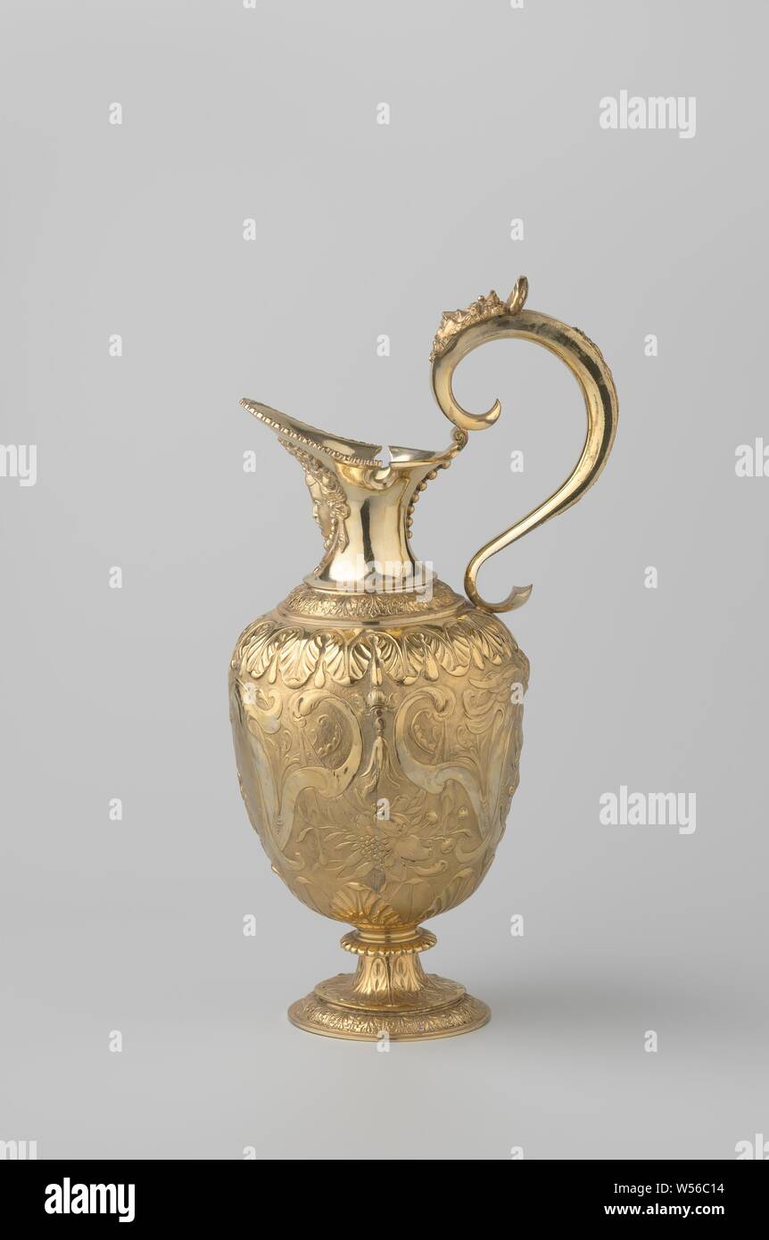 Galvanoplastic reproduction of a jug depicting the Baptism of Christ ...