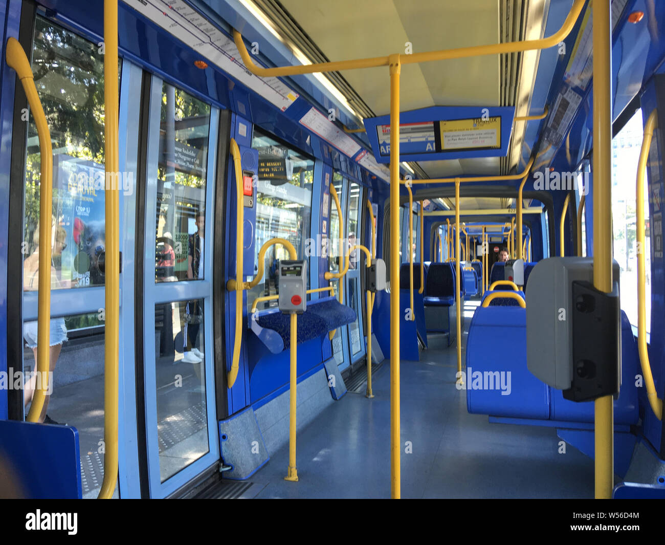 T5 Line Tramway, Lyon, France Stock Photo - Alamy