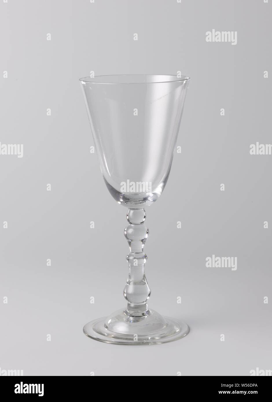 Calyx glass with funnel-shaped calyx, Calyx glass with arched base with ...