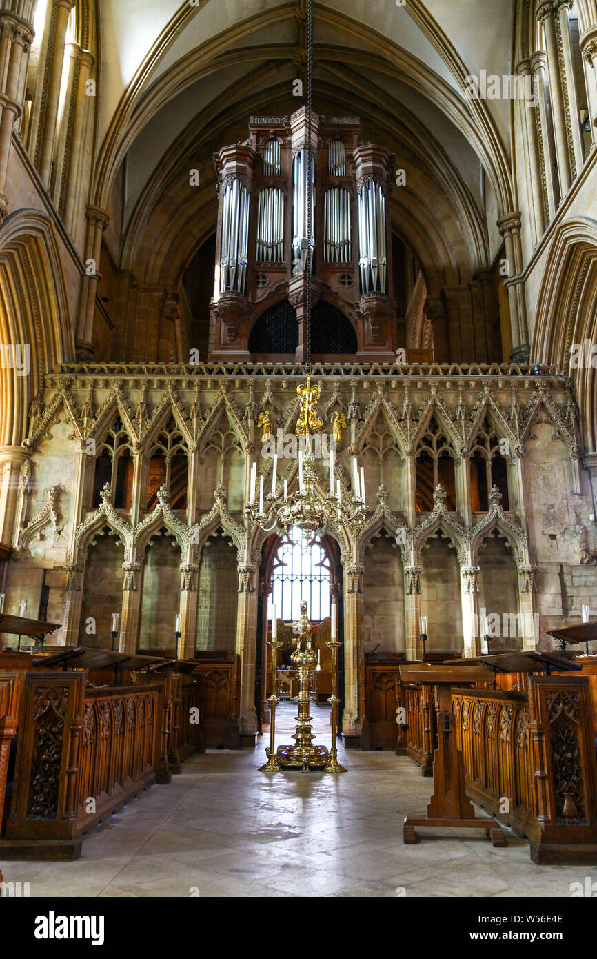 Inside southwell minster hi-res stock photography and images - Alamy
