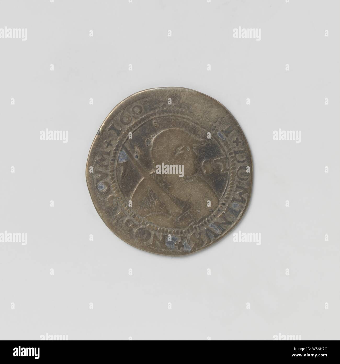 Quarter florin from Friesland, 1601, Friesland, quarter florin, Obverse ...