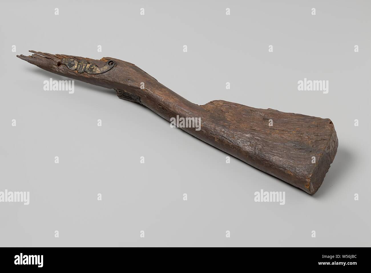 Flask of a musket from the wreck of the East Indies ship Hollandia ...