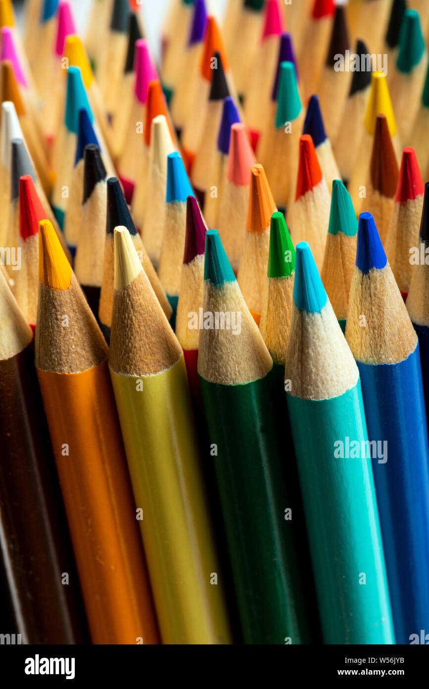 Abstract pencils hi-res stock photography and images - Alamy