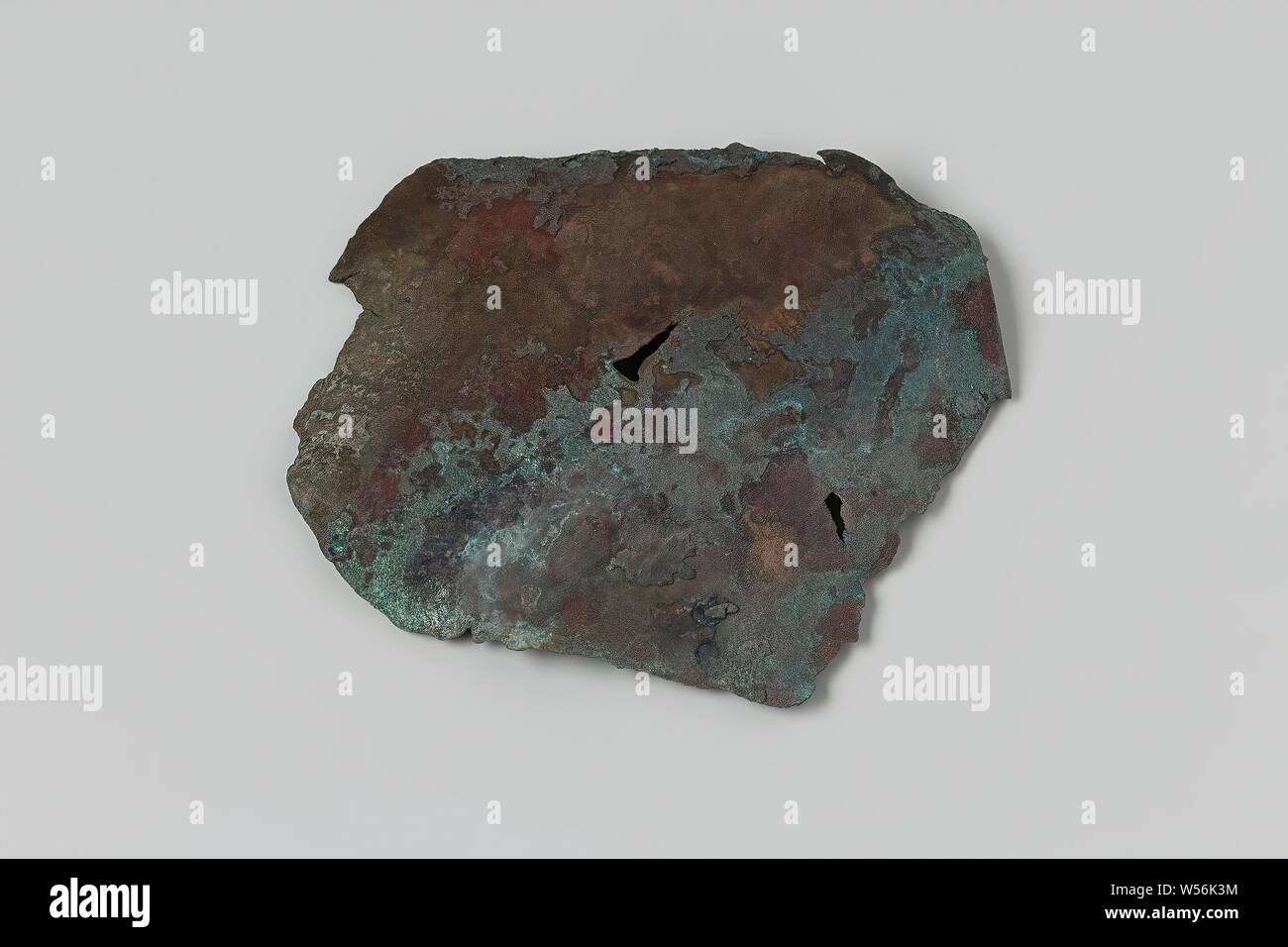 Fragment of copper from the wreck of the East Indies ship Hollandia ...