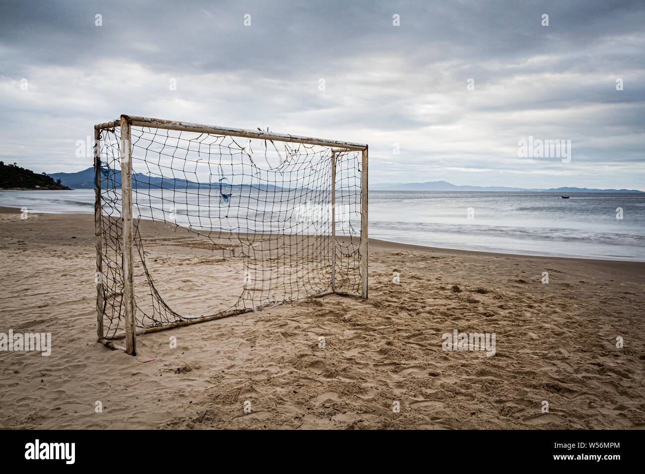 Torn soccer net hi-res stock photography and images - Alamy