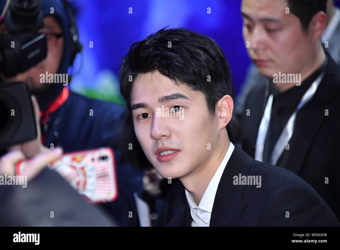 Chinese actor Liu Haoran attends a premiere event for new movie "How to ...