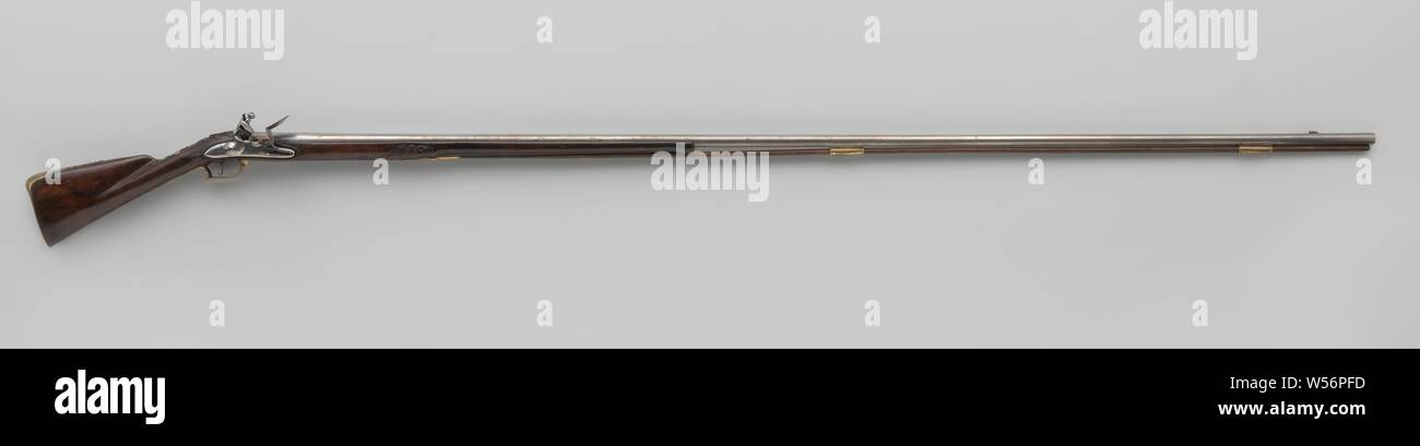 Long flint hunting rifle, Long flint hunting rifle or goose rudder. The ...