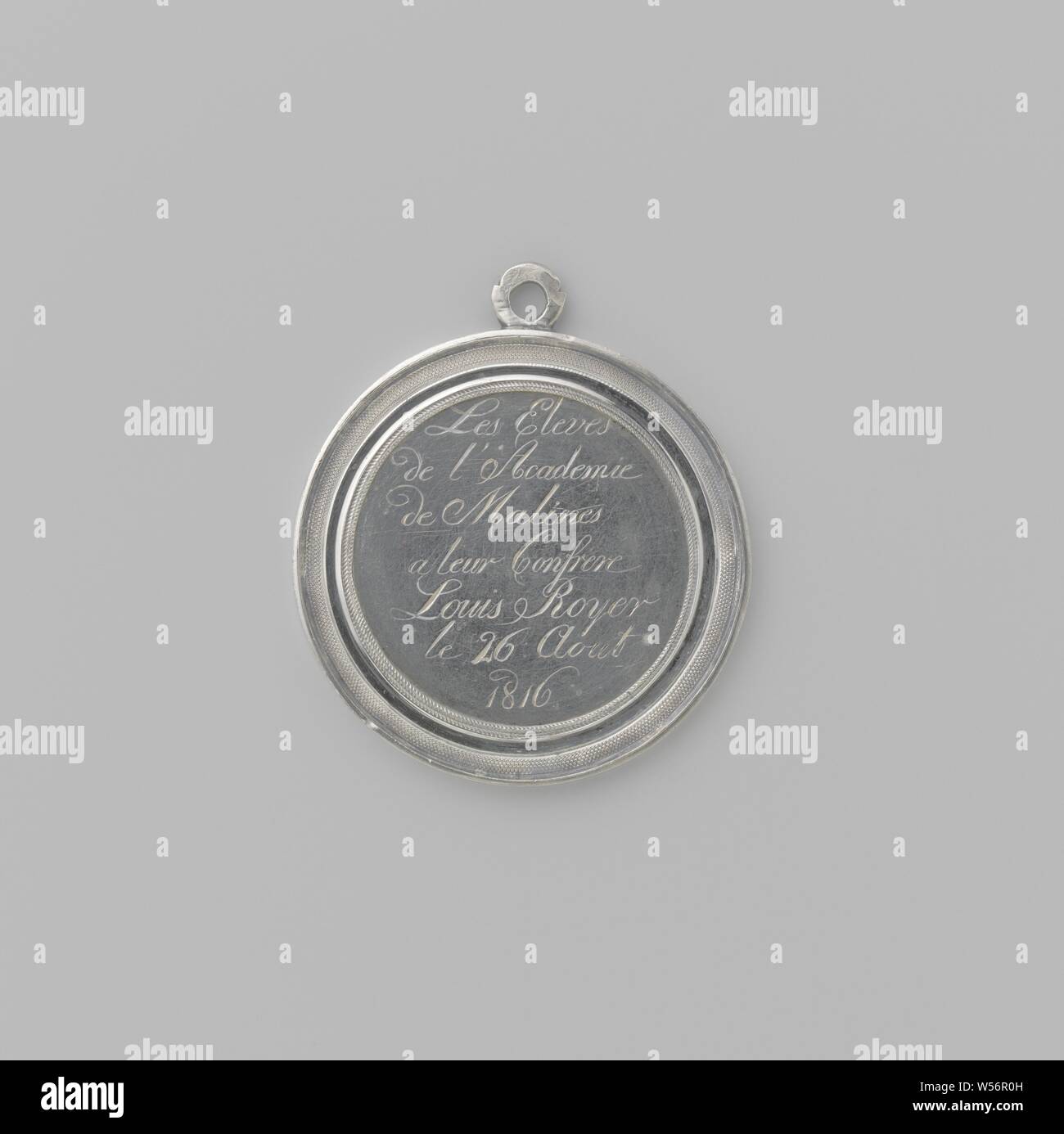 Honorary Medal Given by the Students of the Art Academy at the Louis ...