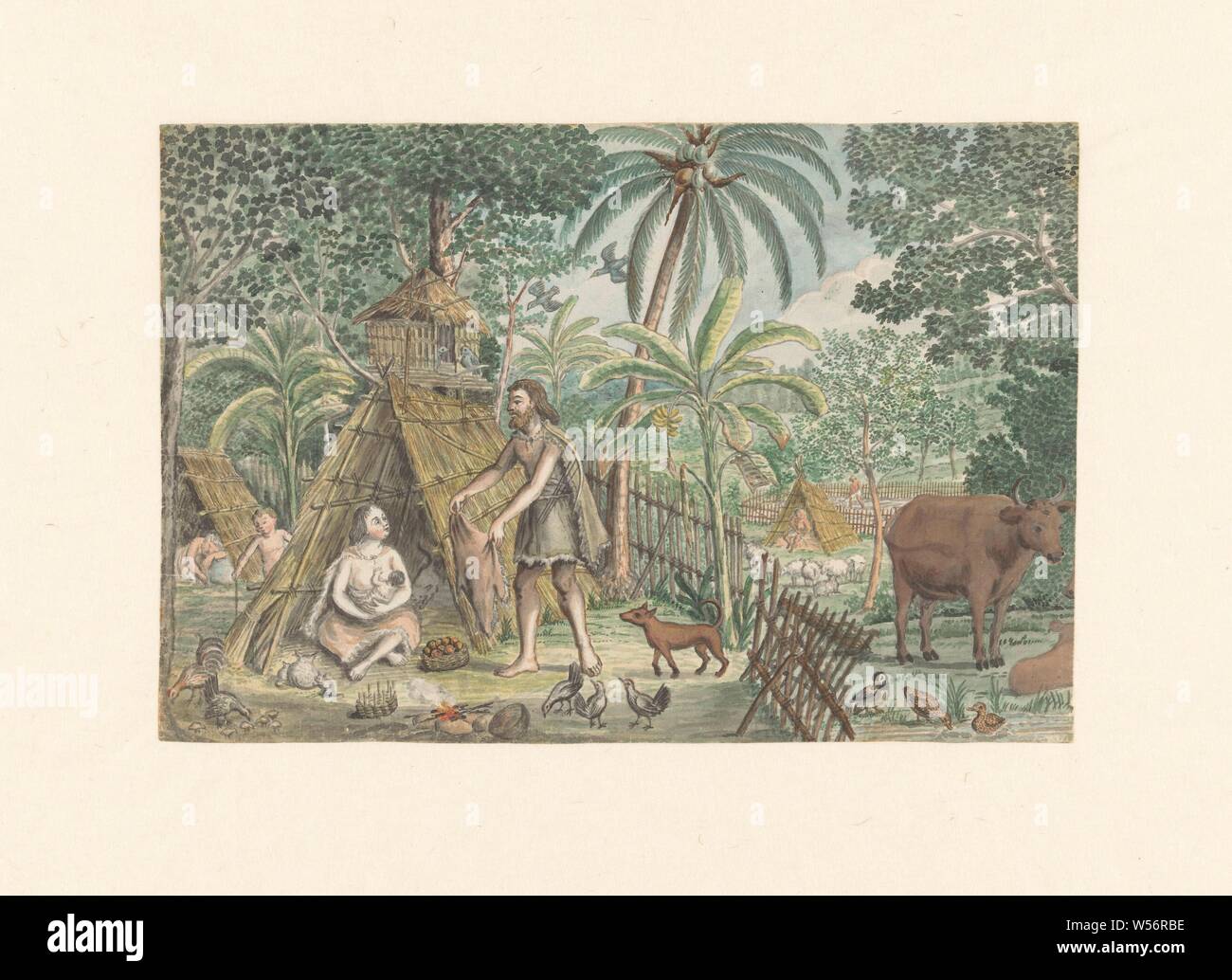 Utopian village scene hi-res stock photography and images - Alamy