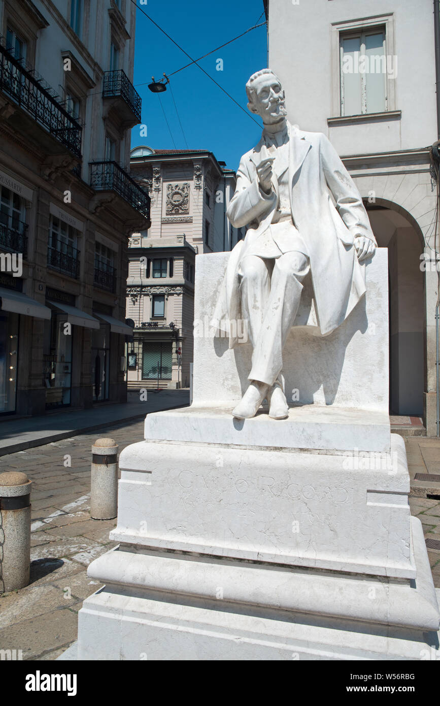 Italy, Lombardy, Milan, Largo Antonio Ghiringhelli, Giulio Ricordi ...