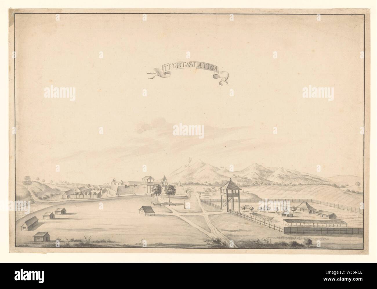 T salatiga fort hi-res stock photography and images - Alamy