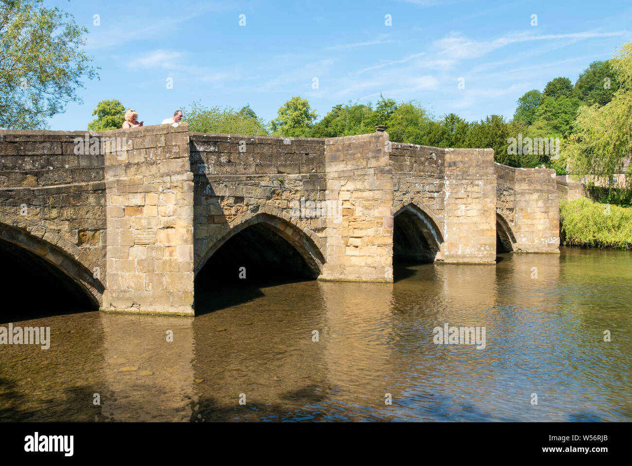 Derbyshire bakewell bridge hi-res stock photography and images - Alamy