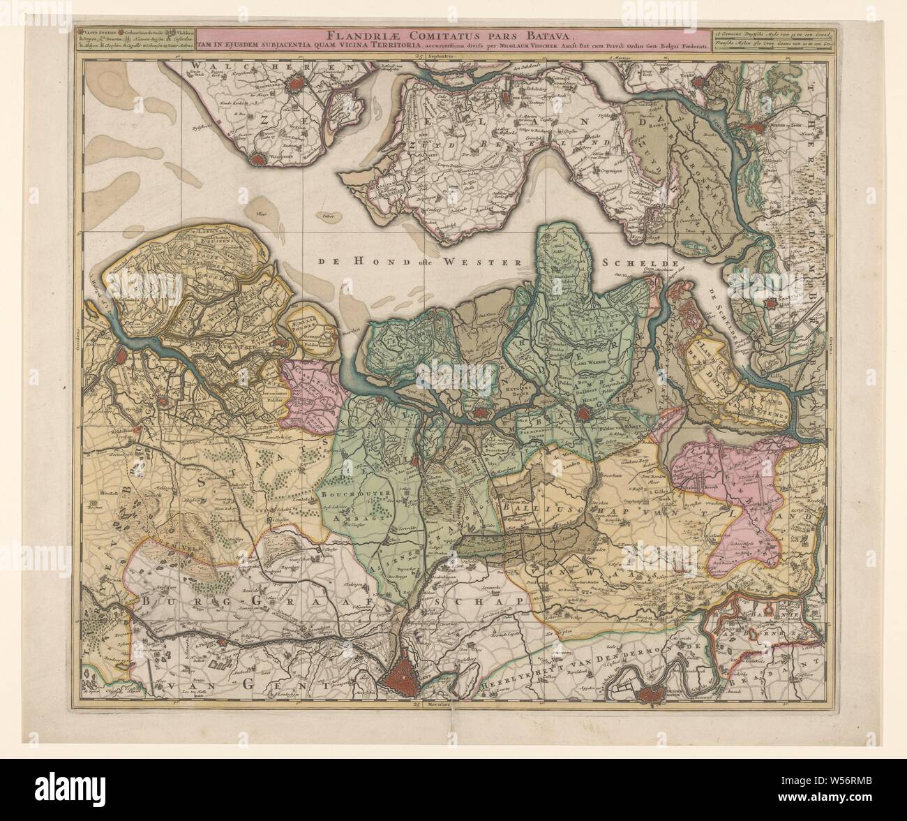 Flanders map hi-res stock photography and images - Alamy