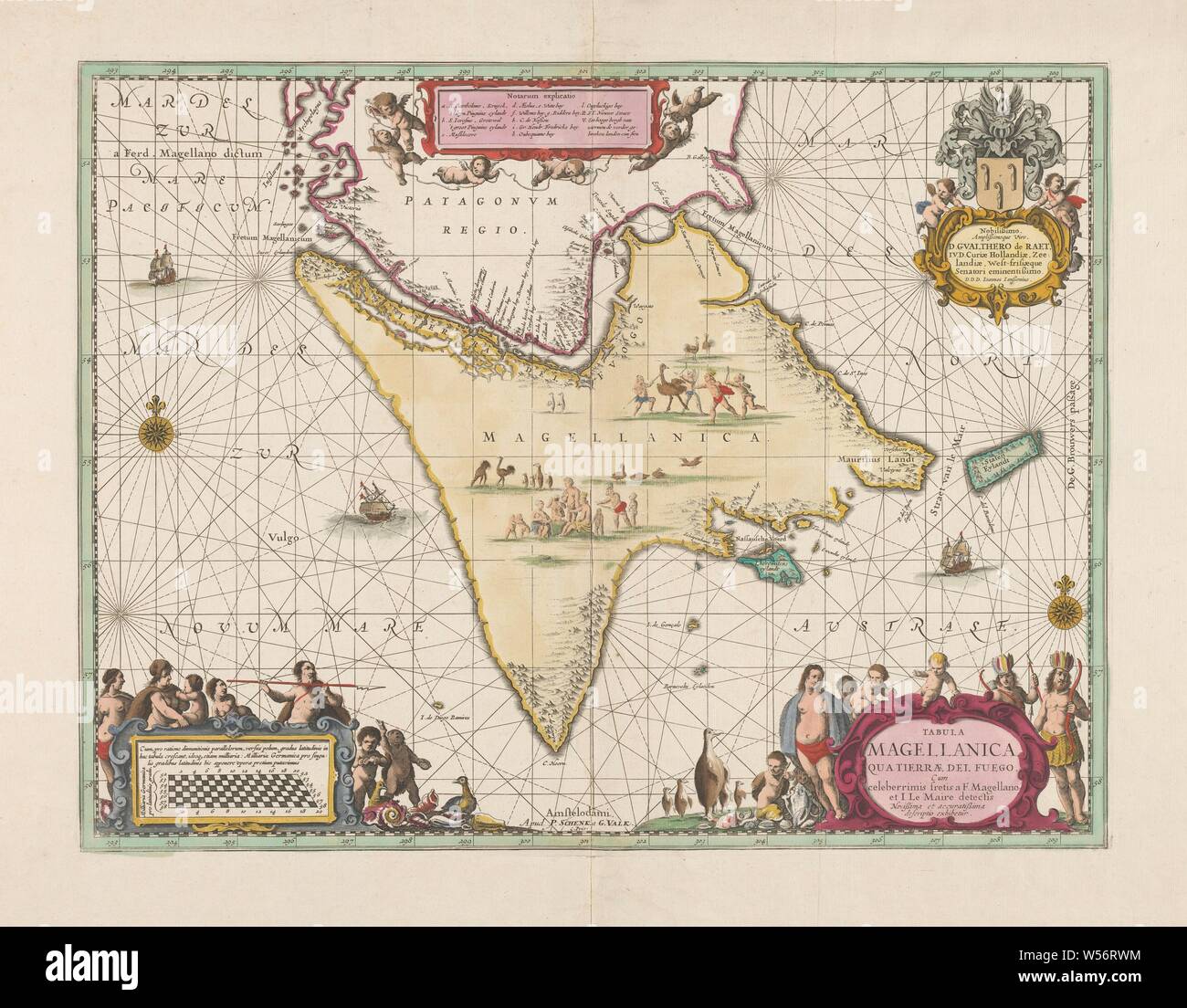 Strait of magellan map hi-res stock photography and images - Alamy