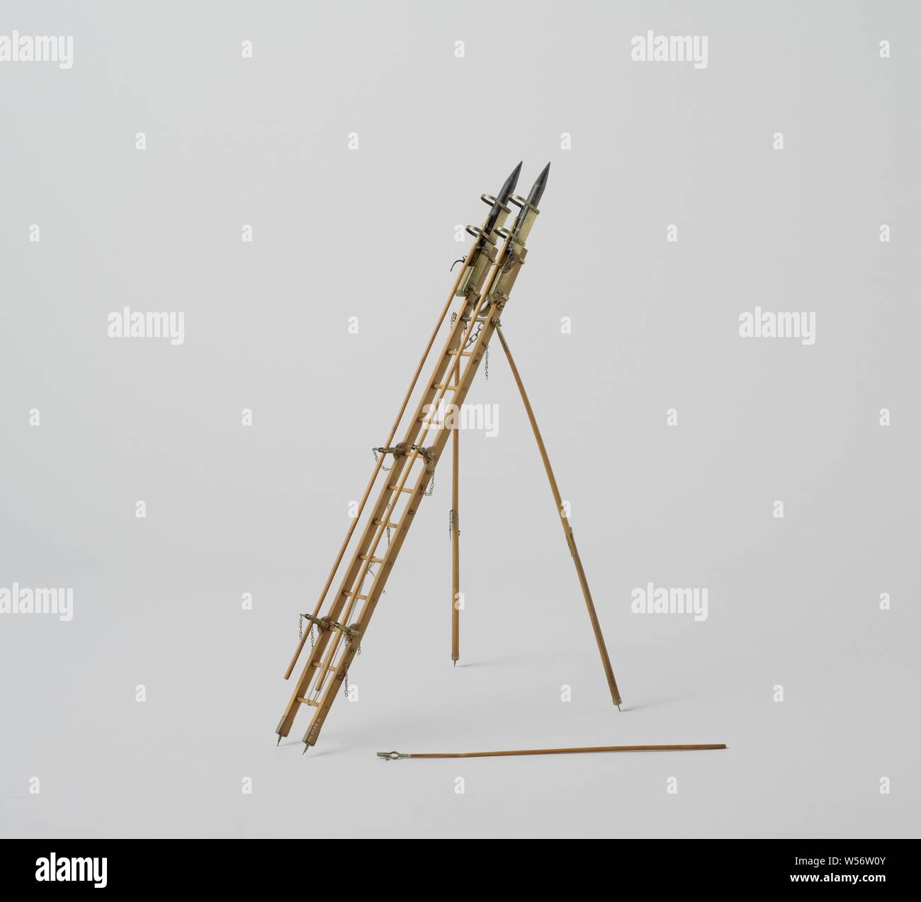 Model of Two Congreve Rockets with Launching Gear, Model of two fire ...