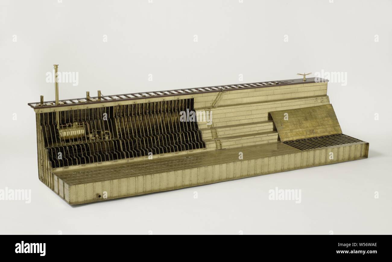 Model or part of a floating dock Model or part of a floating dock Model ...