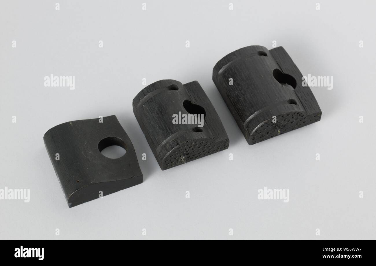 Three Models of Mast Caps, Three donkey heads that have been taken from ...