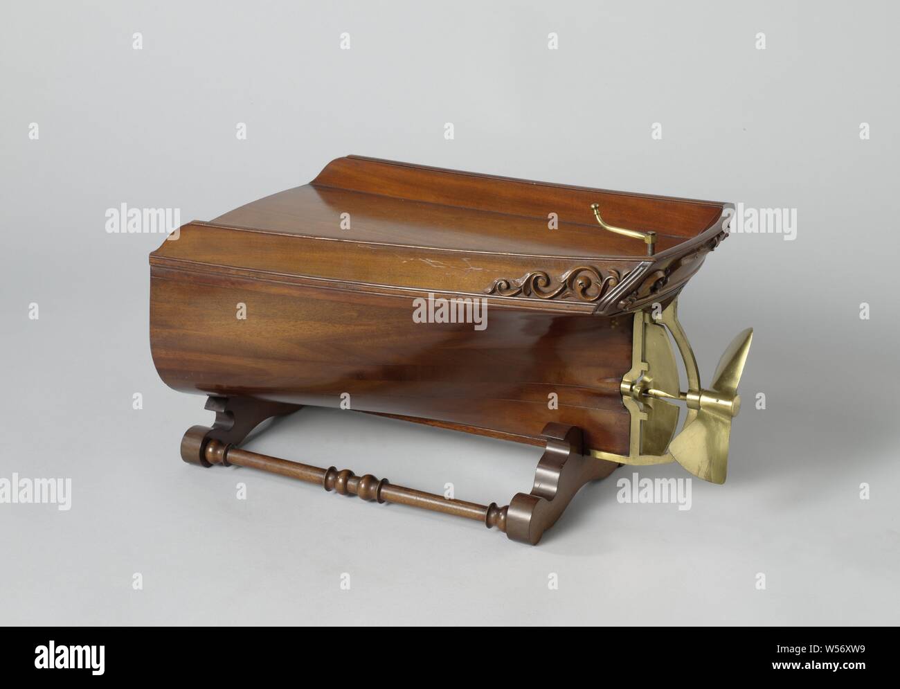Model of the Stern of a Ship with the Screw Placed behind the Rudder ...