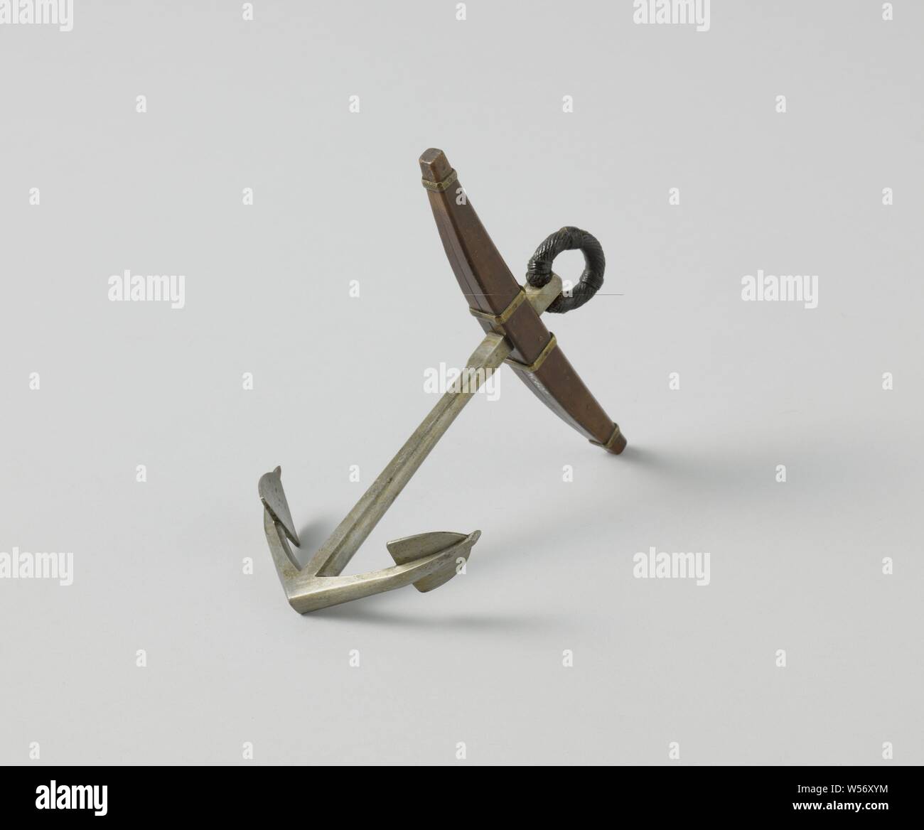 Model of an Anchor, Model of an anchor, consisting of a shaft with a ...