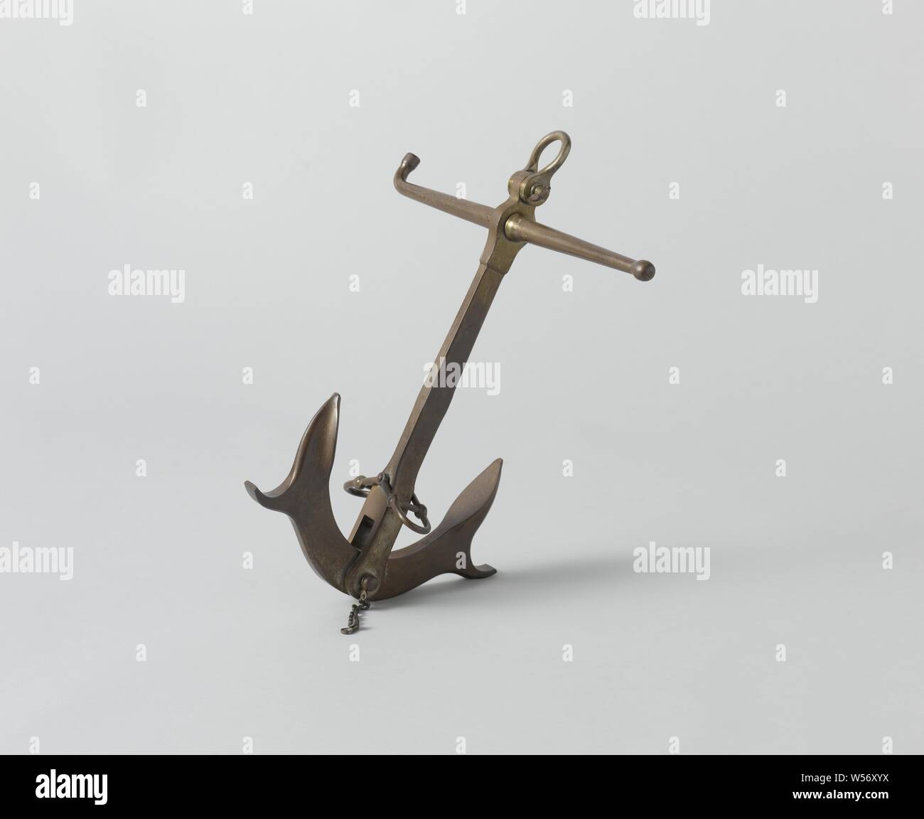 Model of an Anchor, Model of a Porter's stick anchor. The arms rotate ...