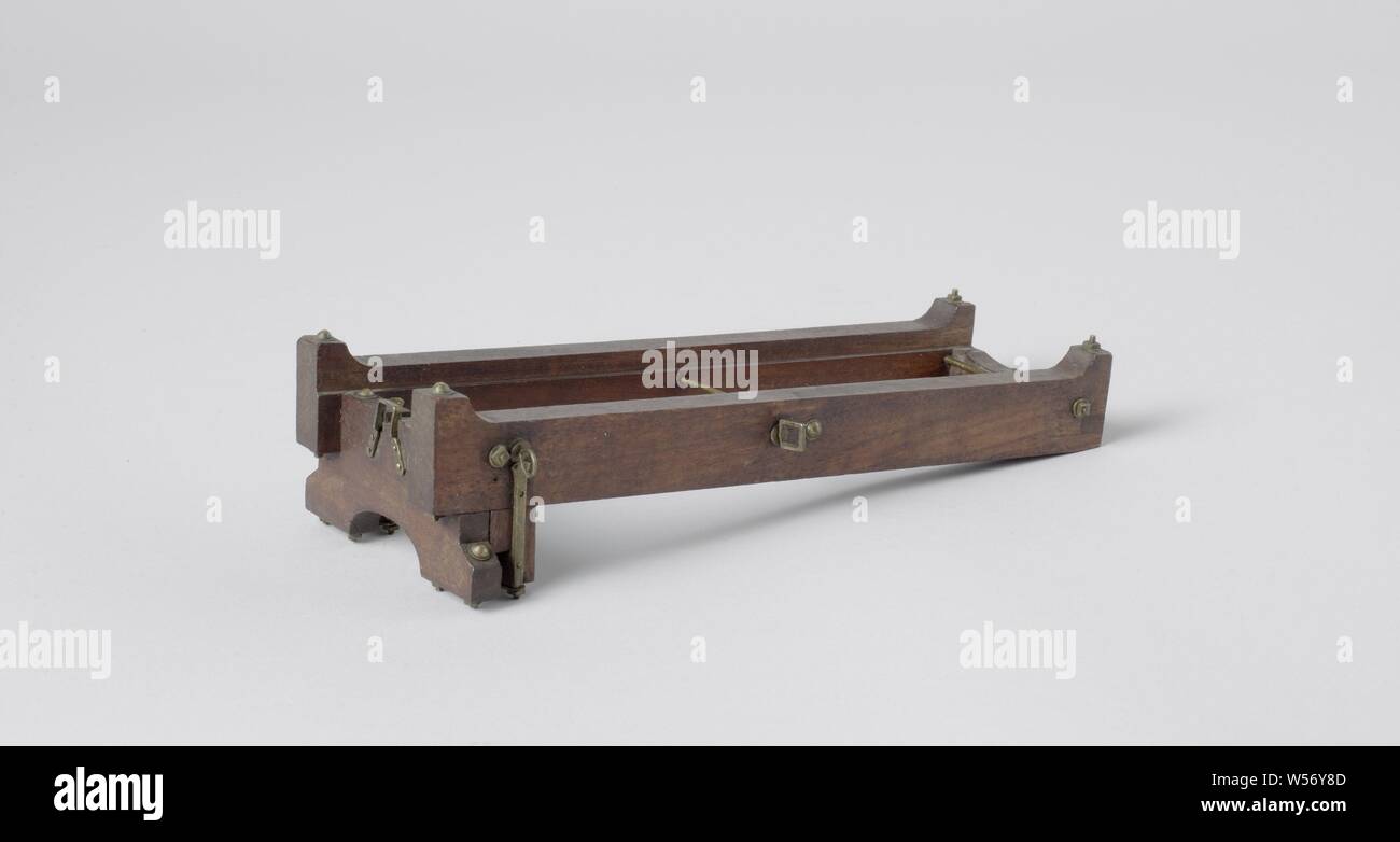 Model of a Slide for a Gun Carriage or a Coastal Battery, Model of the ...
