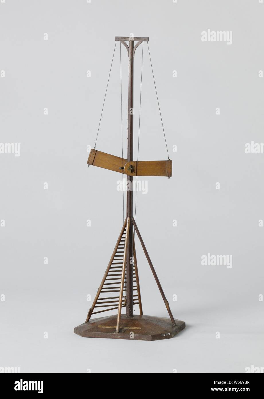 Model of an Optical Telegraph, Model of an optical telegraph on a floor ...