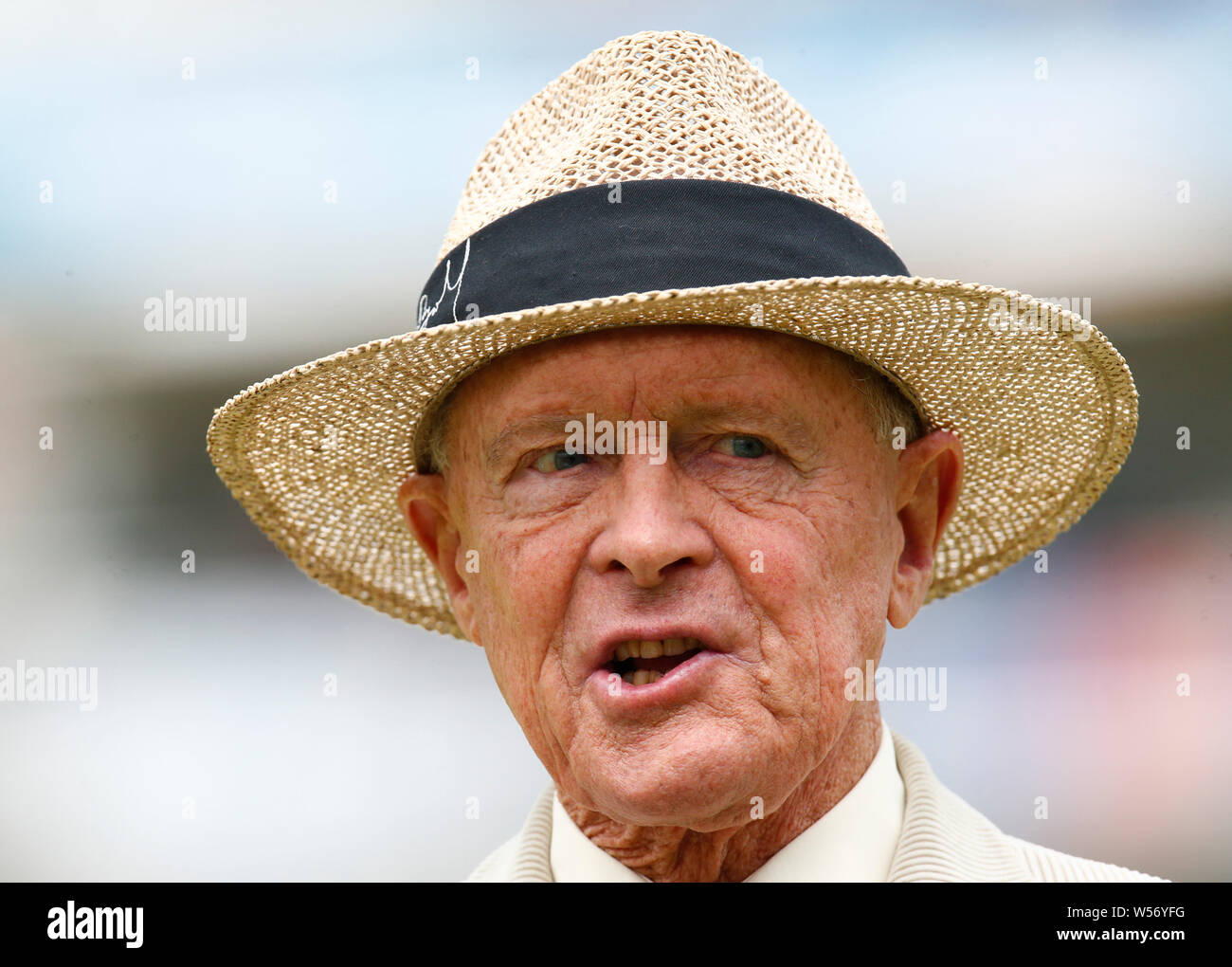 London, UK. 26th July, 2019. LONDON, ENGLAND. JULY 26: Geoffrey Boycott ...