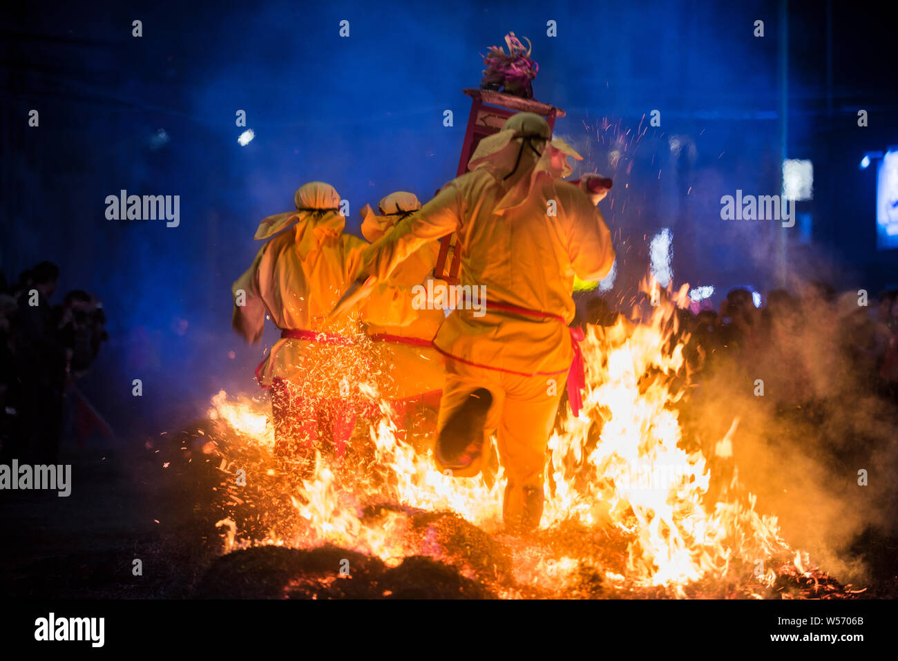 Firewalking ceremony hi-res stock photography and images - Alamy