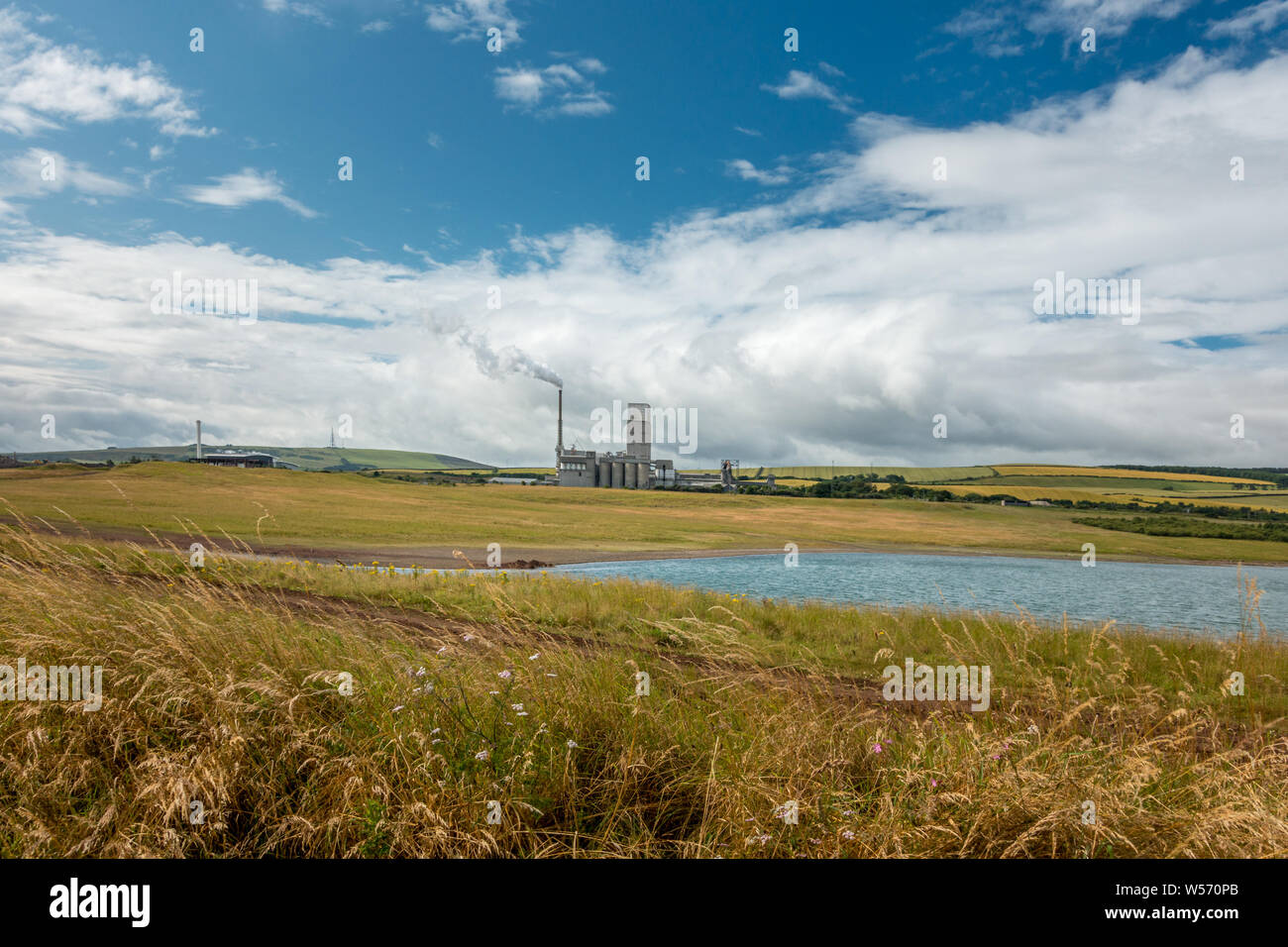 Carbon Dioxide and water vapour are the main emissions from the Dunbar ...